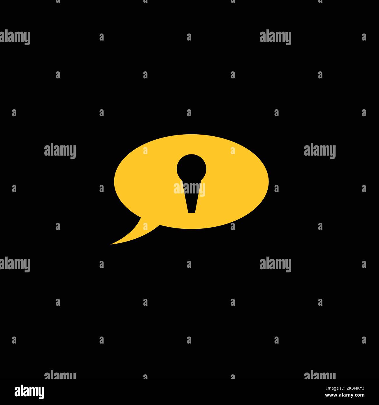 A vector illustration of a key lock Stock Vector Image & Art - Alamy