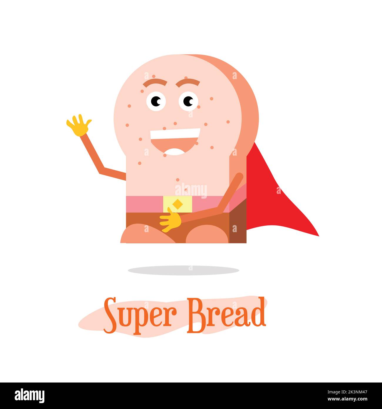 Bread cartoon mascot concept hi-res stock photography and images - Alamy