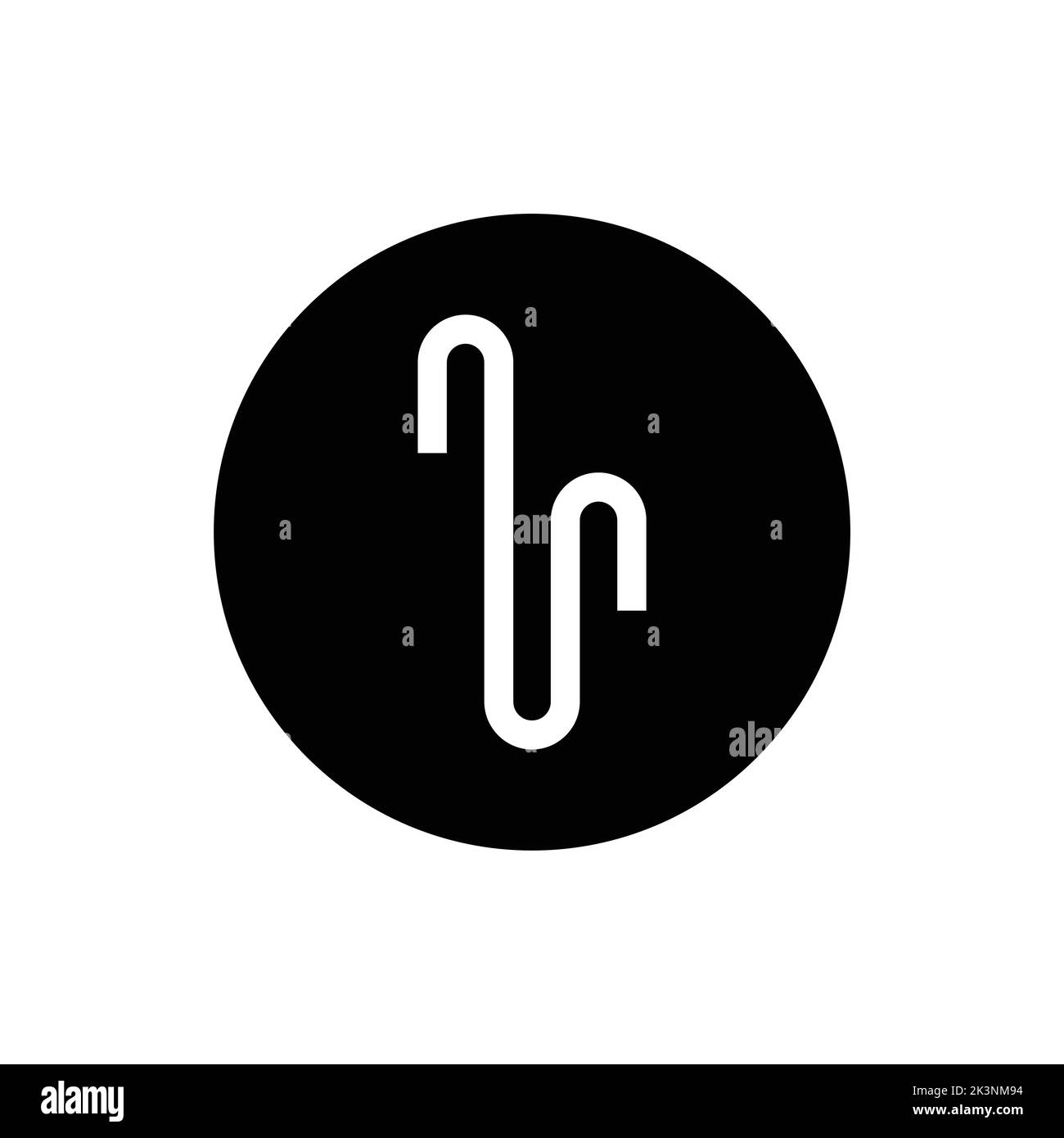 A minimalistic logo design on a white background Stock Vector Image ...