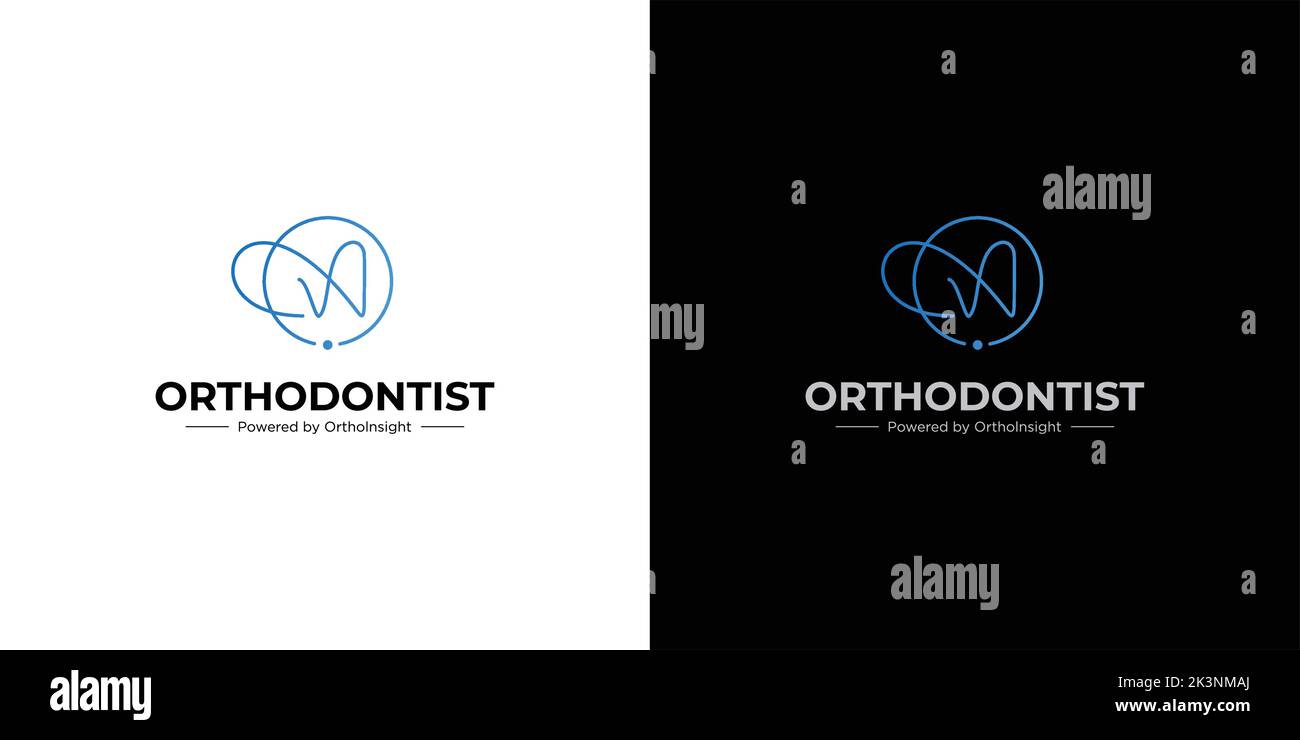 Orthodontist logo hi-res stock photography and images - Alamy
