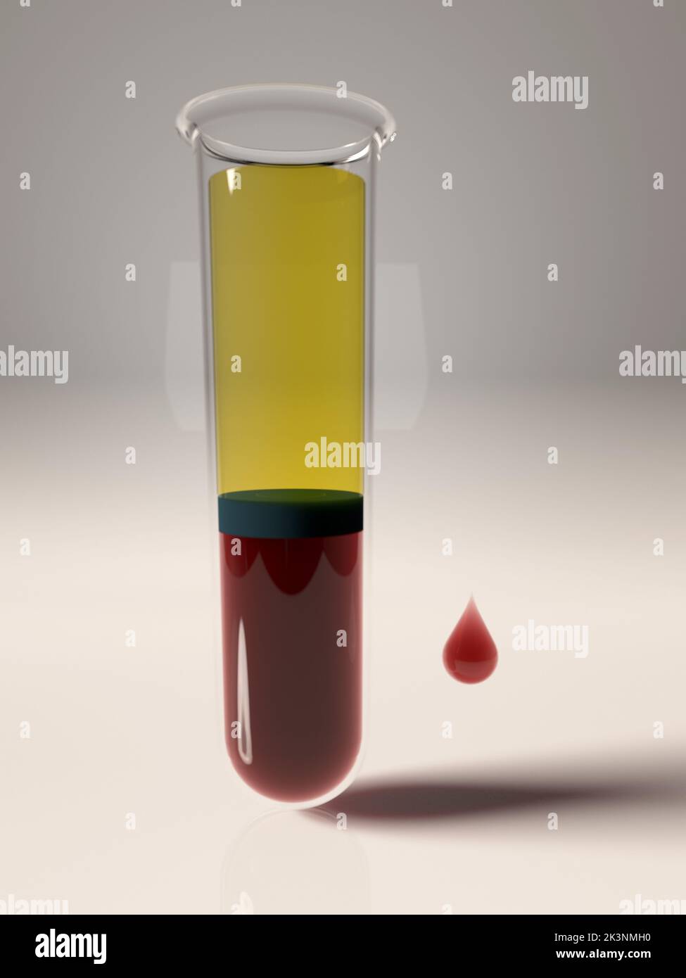 Blood separation, illustration Stock Photo - Alamy