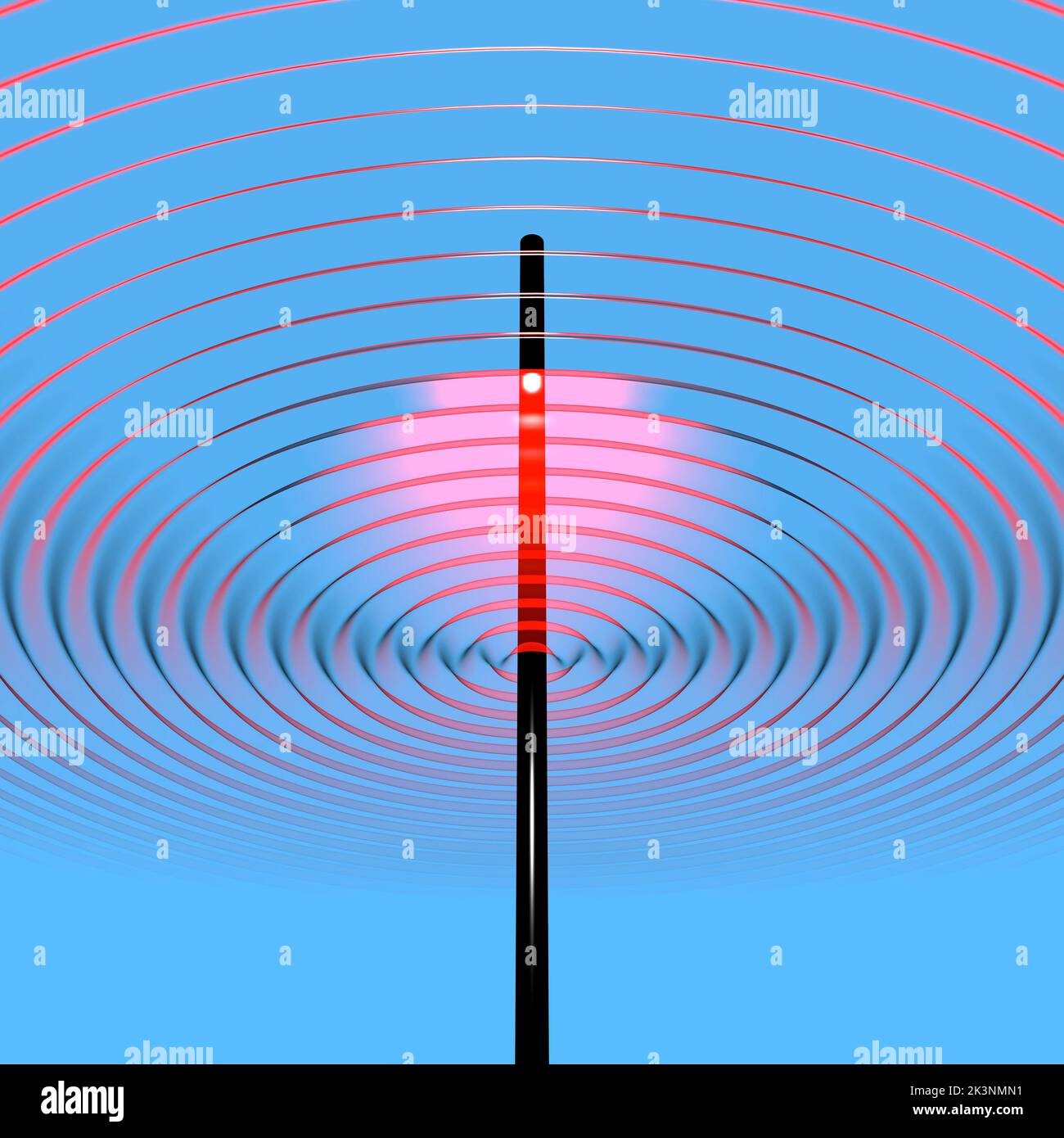 Radio communications tower Stock Photo - Alamy