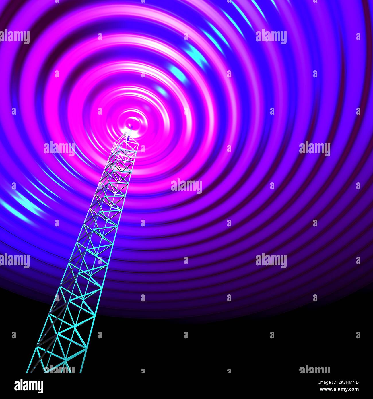 Radio communications tower Stock Photo - Alamy