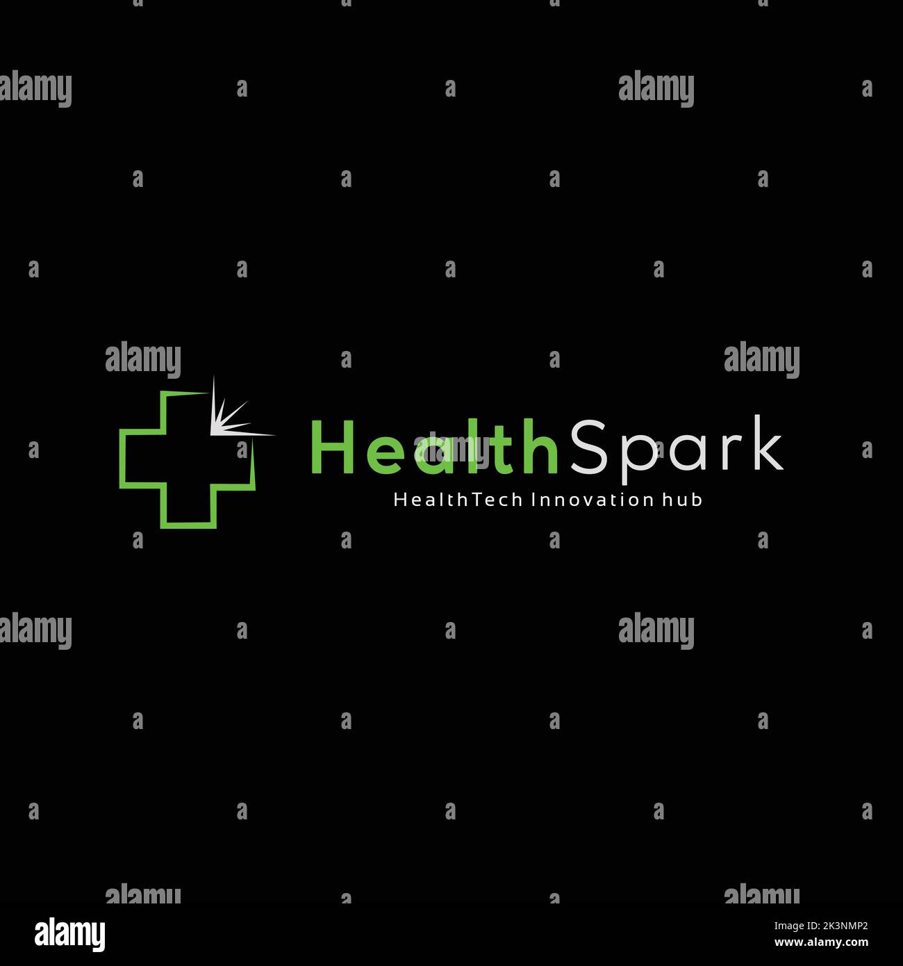 A vector illustration of a healthcare company logo Stock Vector Image ...