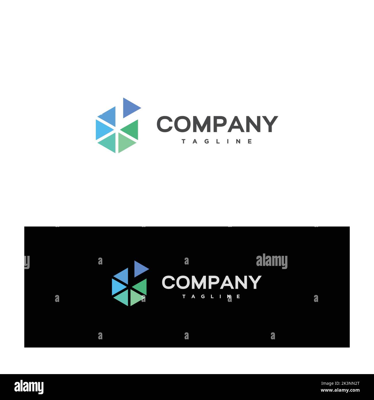 A modern logo and tagline design template background Stock Vector Image ...