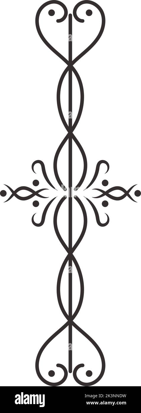 vintage flourish icon Stock Vector Image & Art - Alamy