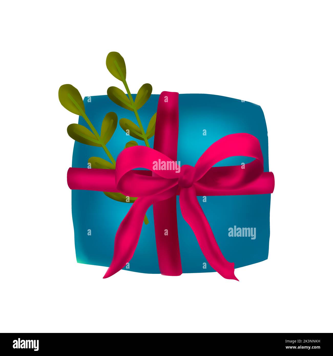 Merry Christmas Happy New Year isolated 3d gift box cartoon vector ...