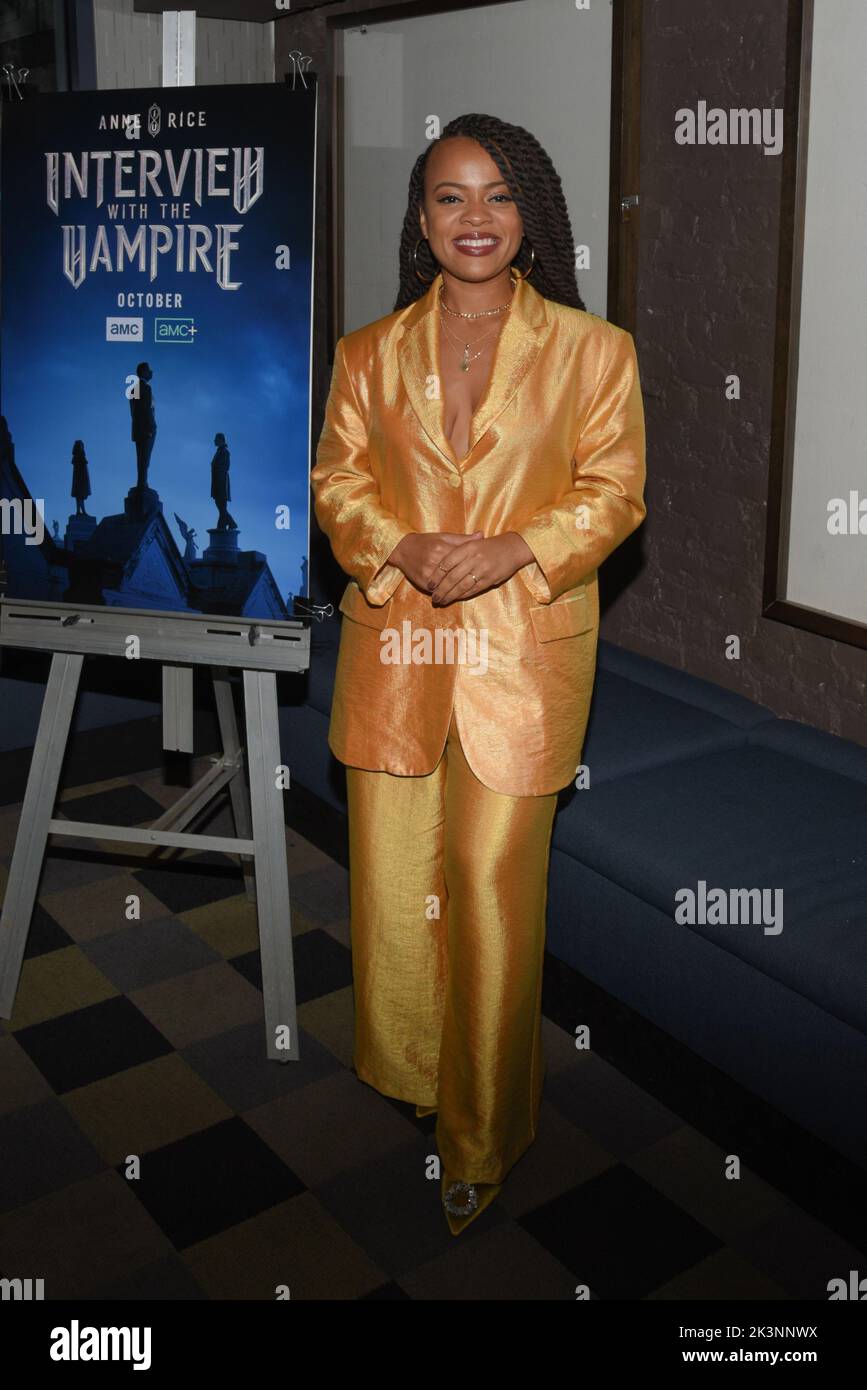 New York, USA. 27th Sep, 2022. Kalyne Coleman attends a photo call for ...