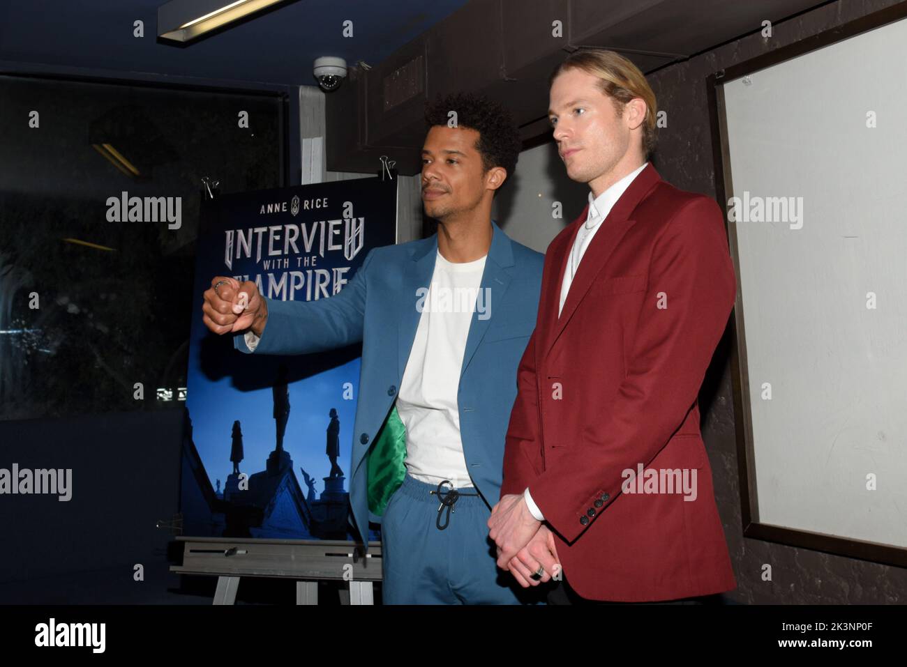 New York, USA. 27th Sep, 2022. Jacob Anderson and Sam Reid attend a ...