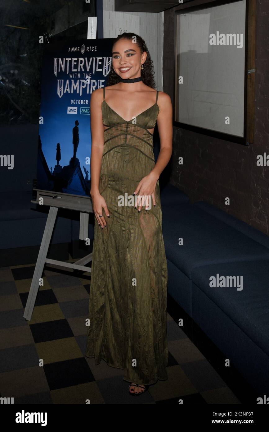 New York, USA. 27th Sep, 2022. Bailey Bass attends a photo call for ...