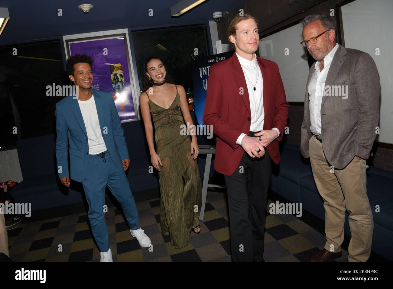 New York, USA. 27th Sep, 2022. Jacob Anderson, Bailey Bass, Sam Reid ...