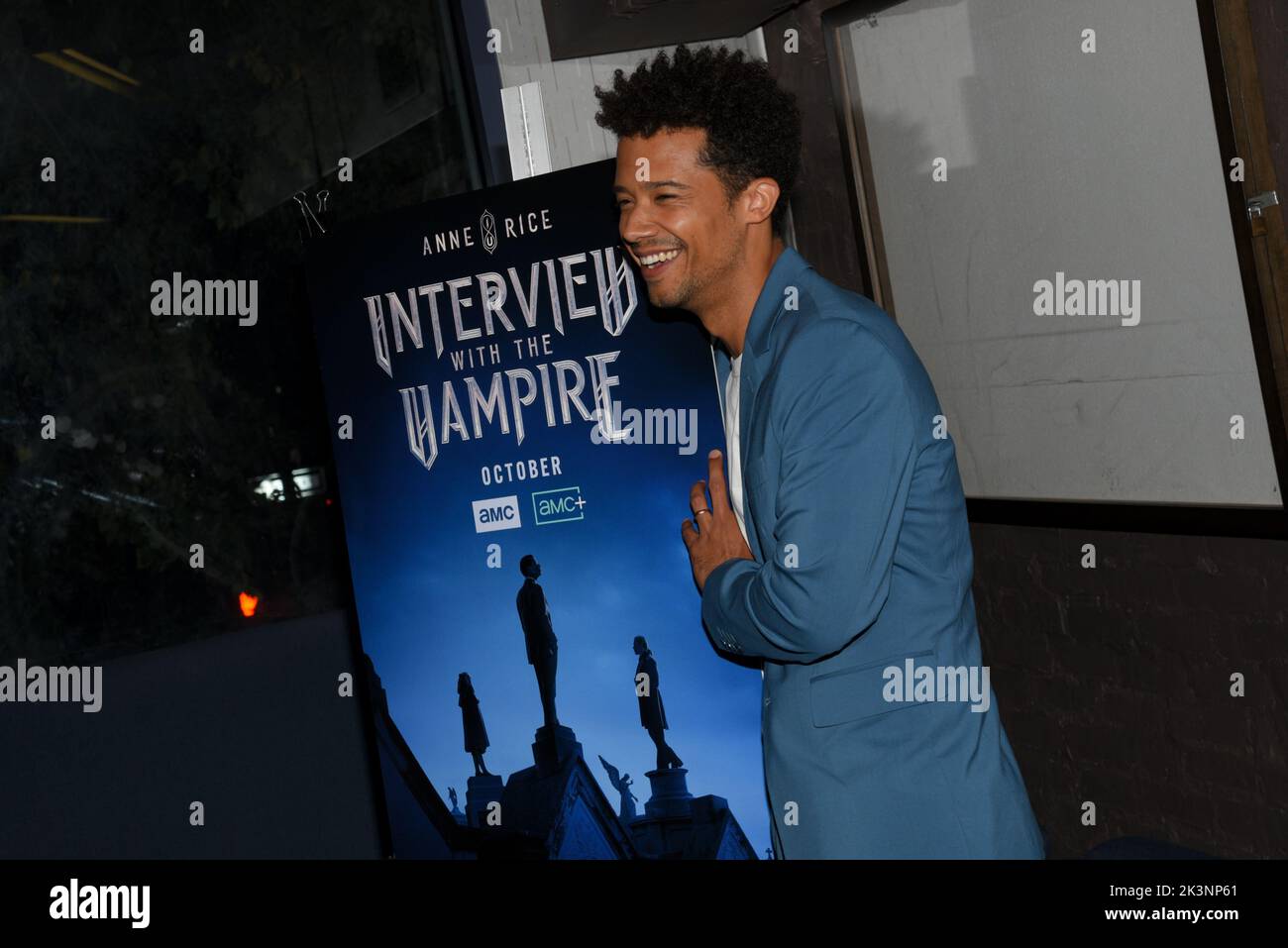 New York, USA. 27th Sep, 2022. Jacob Anderson attends a photo call for ...