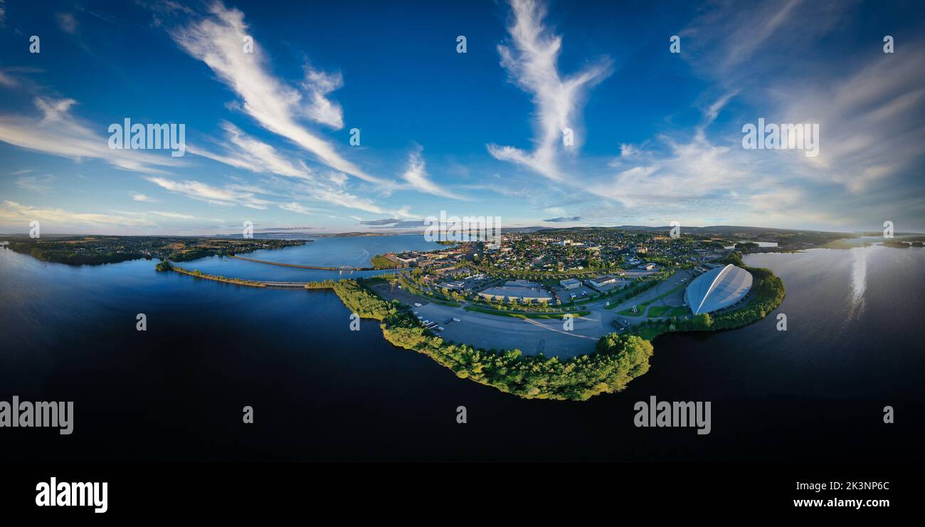 Hamar vacation with the drone a dream comes true.the fastest ice at the ...