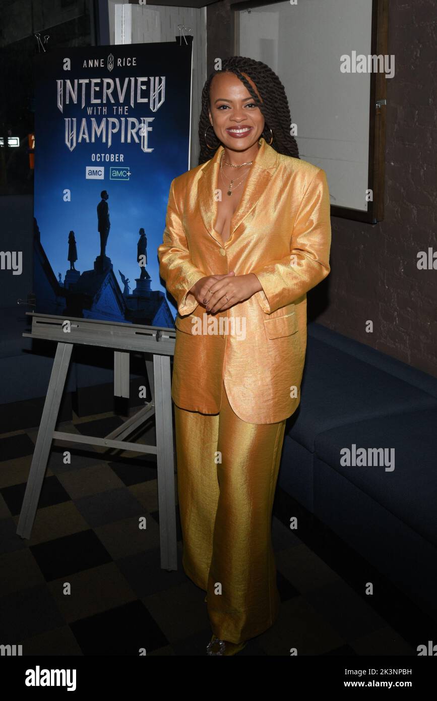New York, NY, USA, September 27, 2022. Kalyne Coleman attends a photo ...