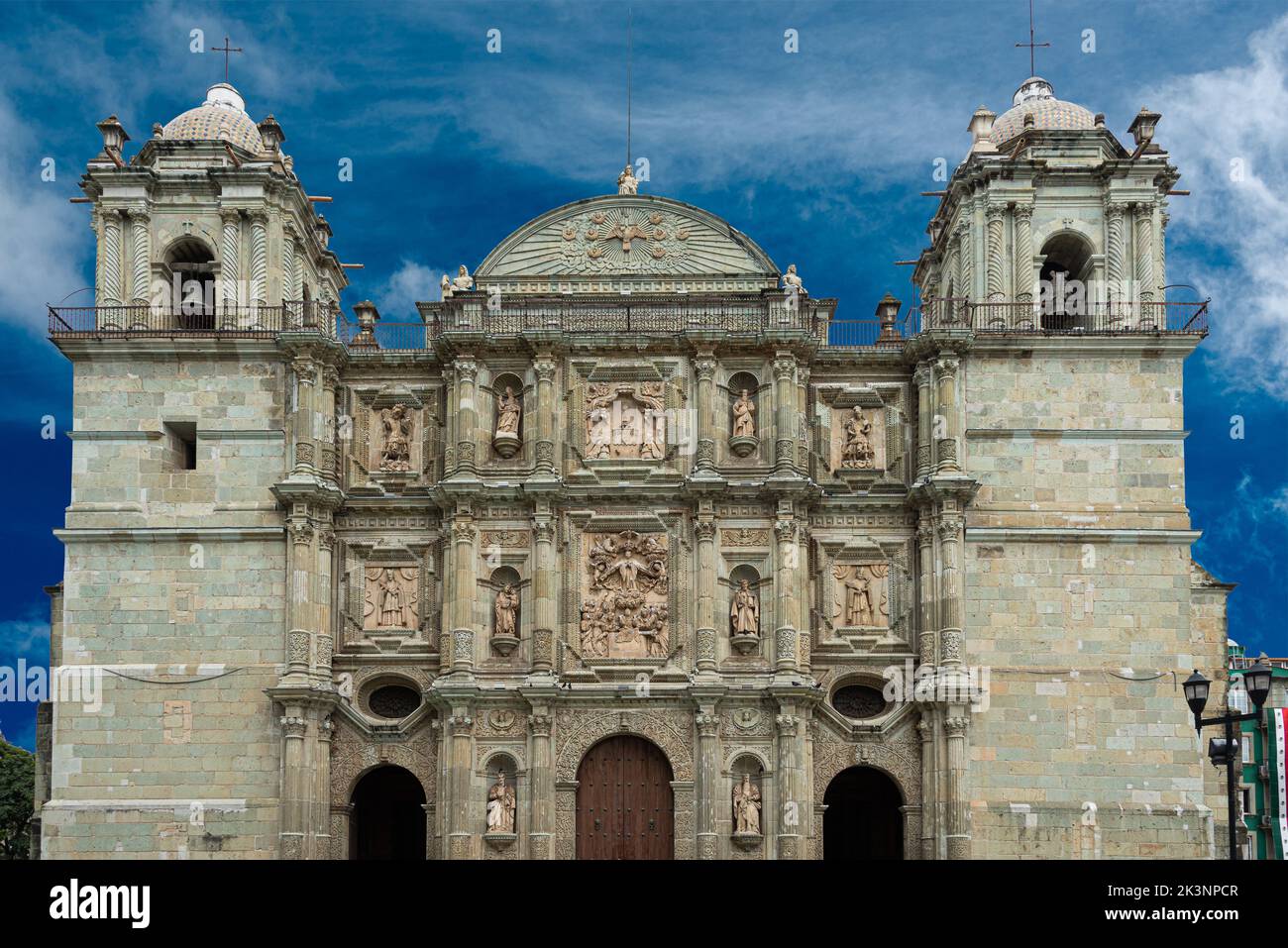 Ancient Cathedral of Oaxaca, Mexico Stock Photo - Alamy