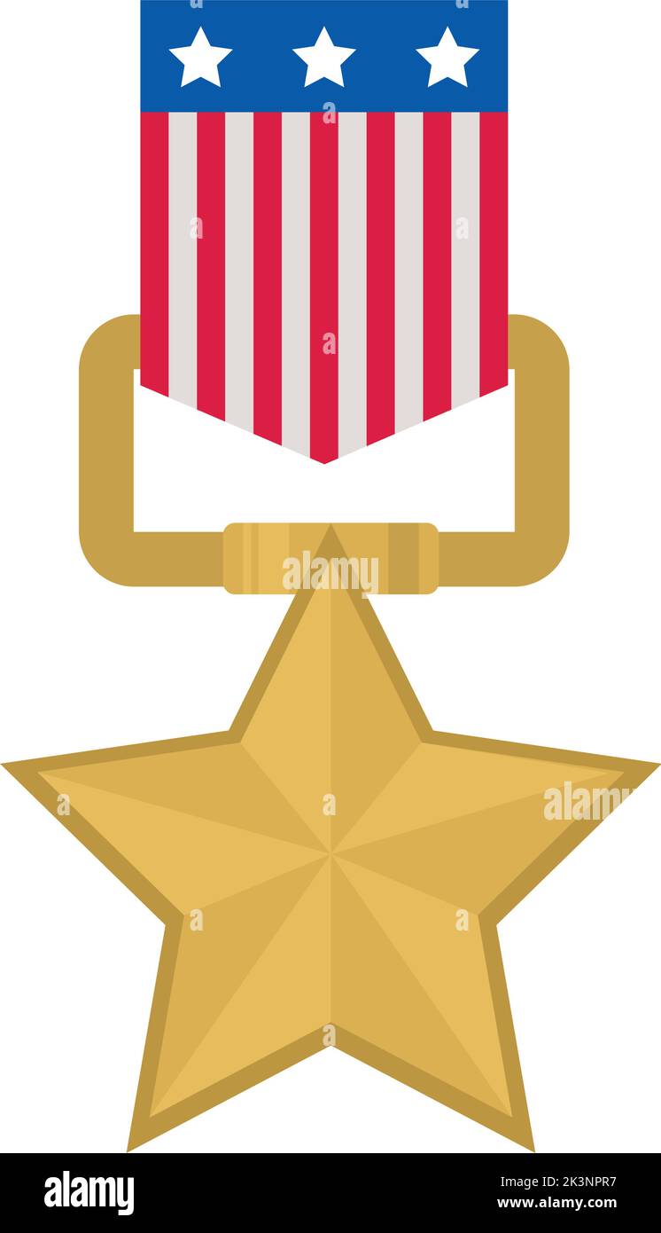 usa star medal Stock Vector Image & Art - Alamy
