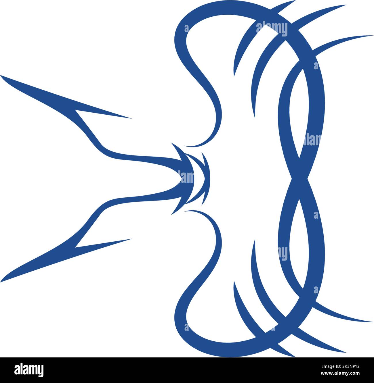 Heron logo icon illustration template Stock Vector Image & Art - Alamy