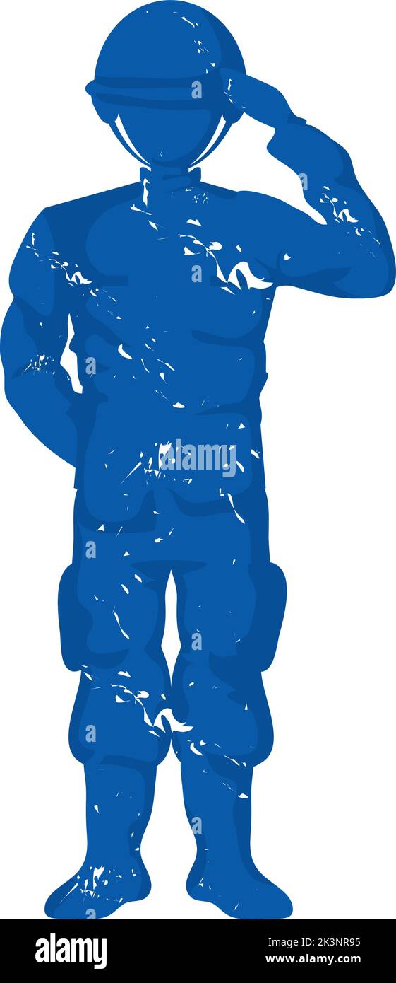 soldier saluting figure Stock Vector Image & Art - Alamy