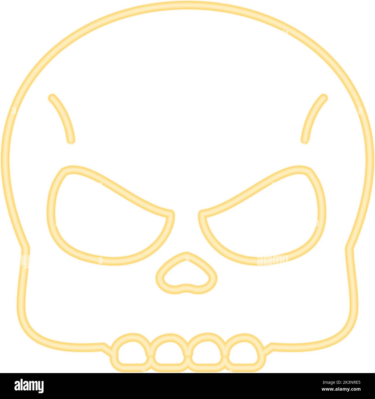 Neon death art Stock Vector Images - Alamy