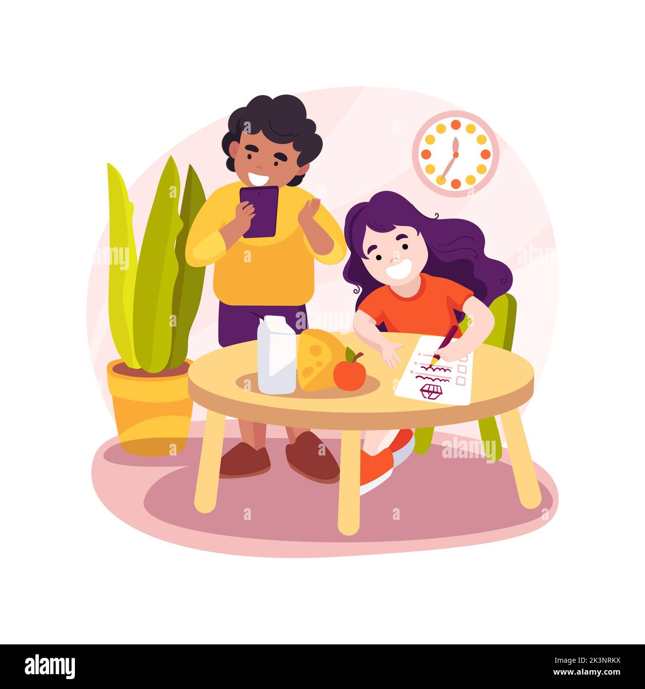 Real-world play isolated cartoon vector illustration Stock Vector Image ...