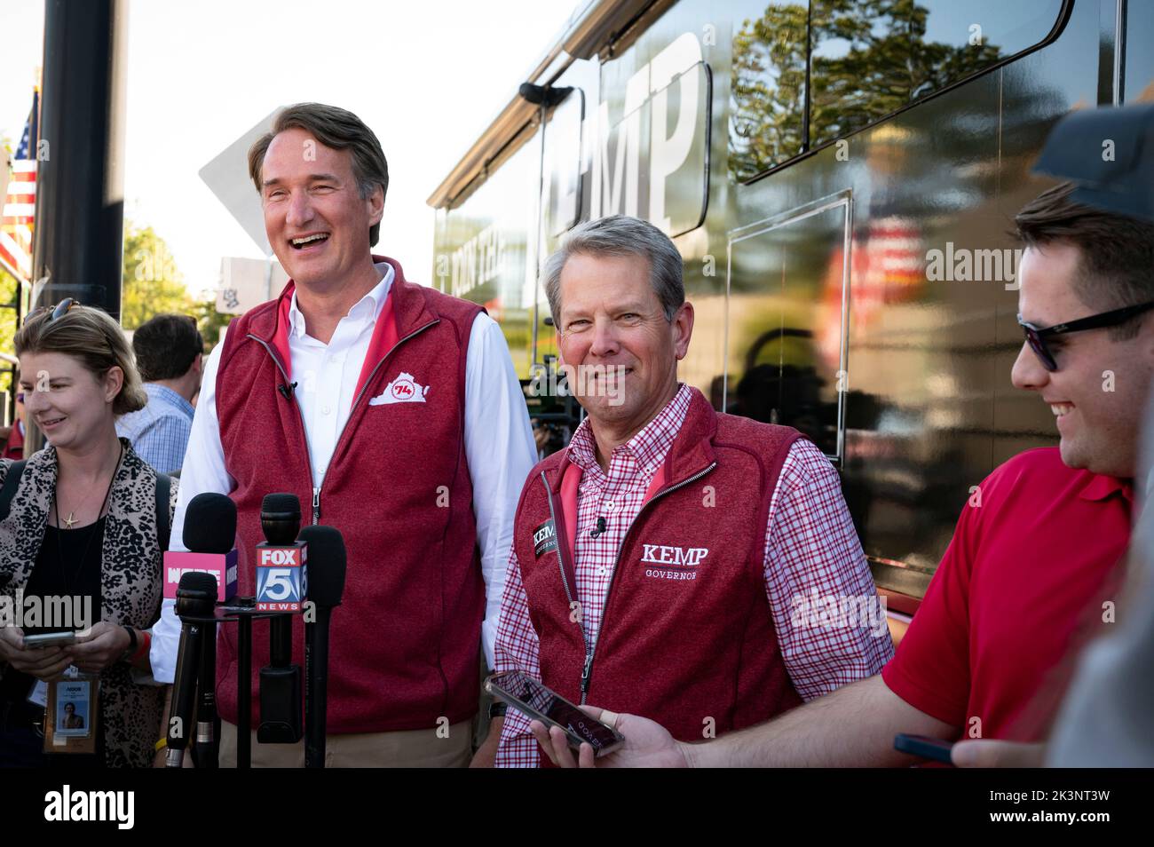 Alpharetta, Georgia, USA. 27th Sep, 2022. Republican Georgia Gov. Brian ...