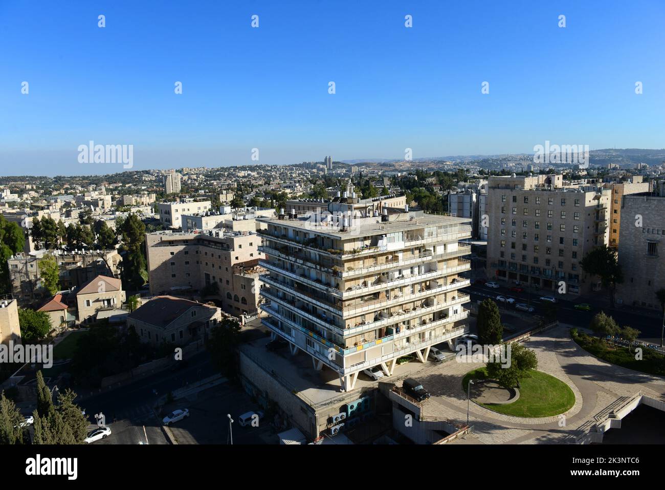 Jerusalem Israel. July 2022. The Amir Center, also known as the ...