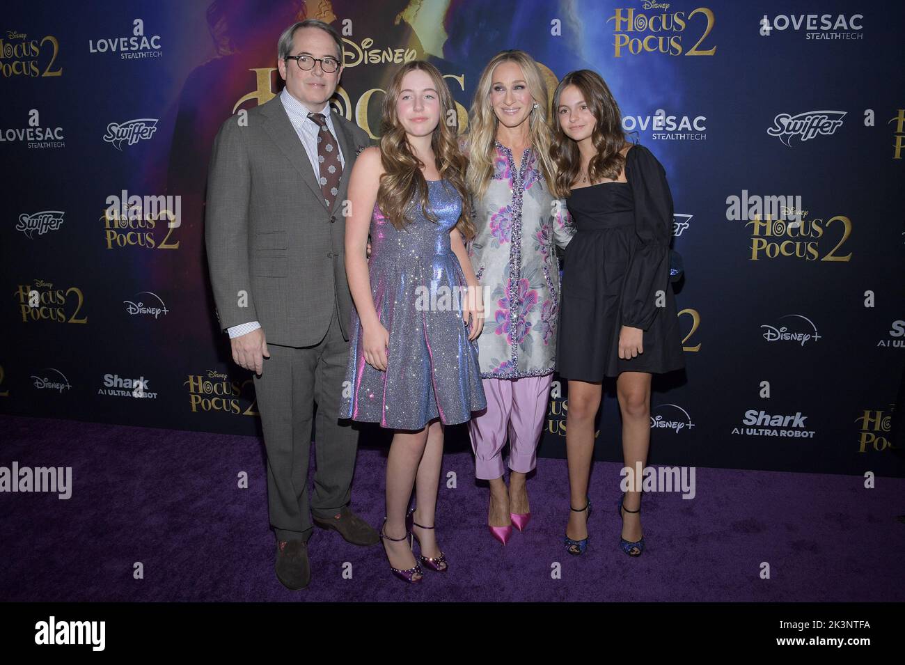 New York, US, 27/09/2022, (L-R) Matthew Broderick, Marion Loretta ...
