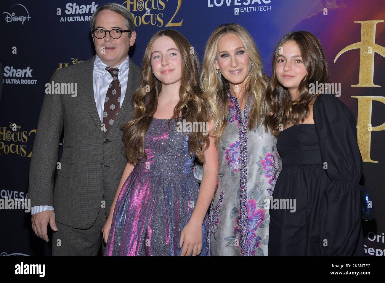 New York, US, 27/09/2022, (L-R) Matthew Broderick, Marion Loretta ...