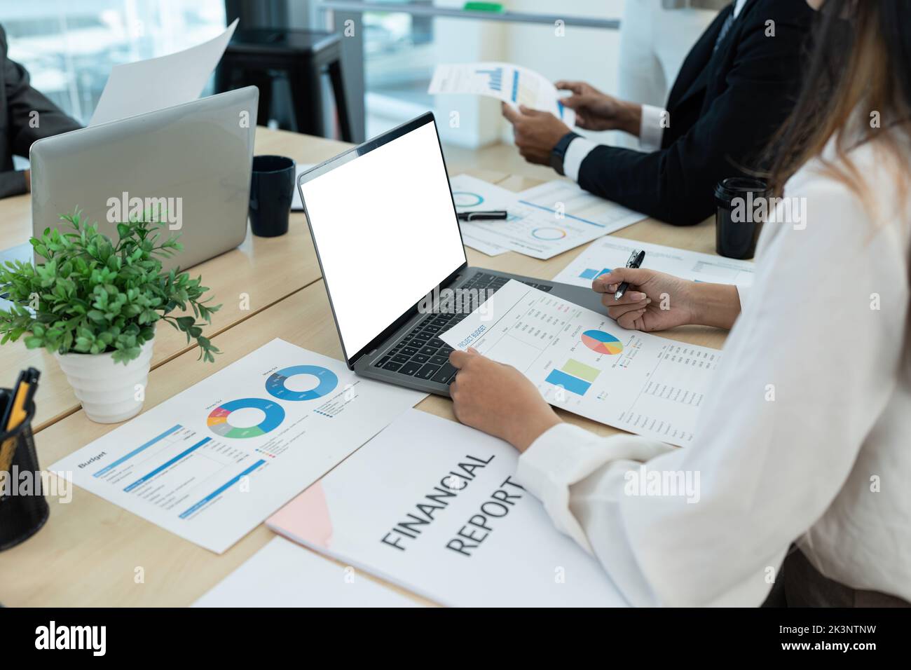 Multicultural Business people meeting at board room to brainstorming ...