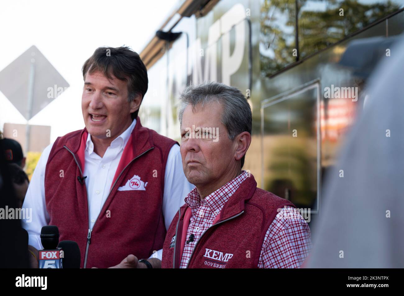 Alpharetta, Georgia, USA. 27th Sep, 2022. Republican Georgia Gov. Brian ...