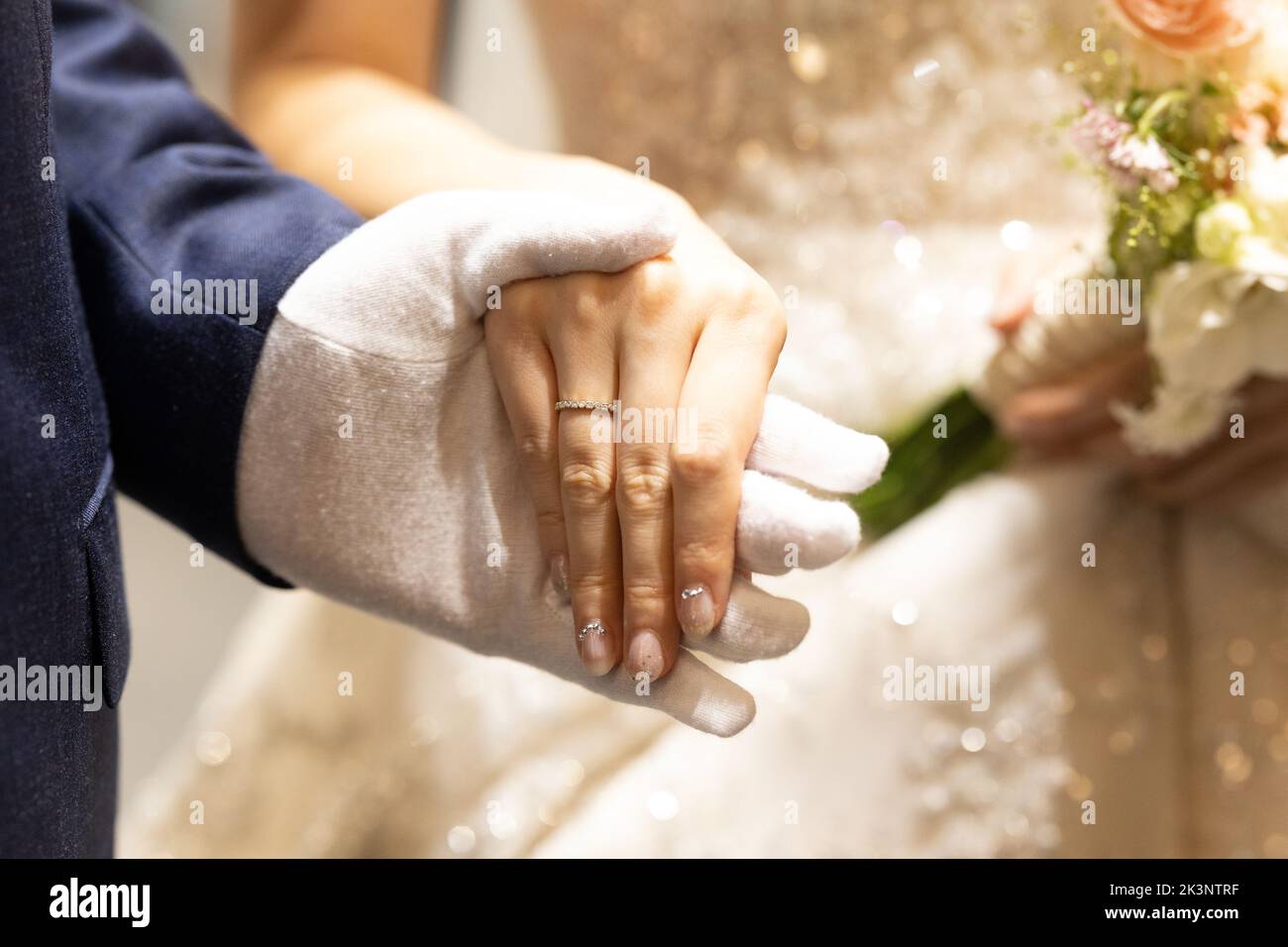 Gorgeous bride in a beautiful dress. wedding day Stock Photo - Alamy