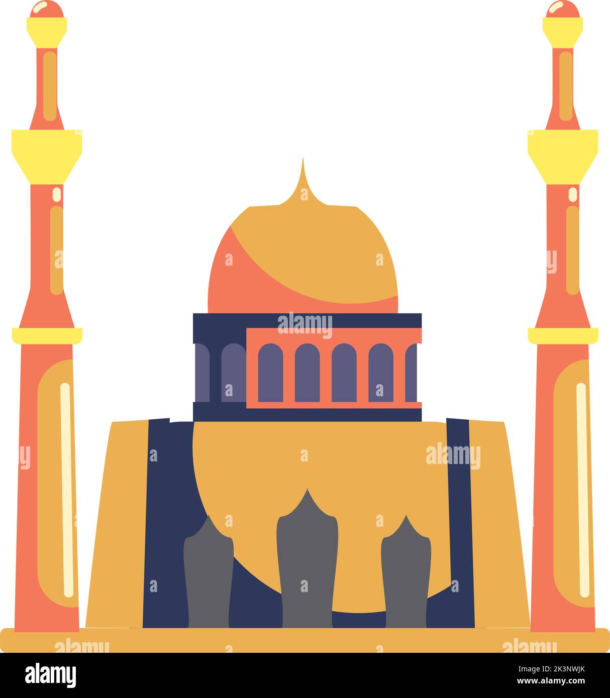 flat golden palace Stock Vector Image & Art - Alamy