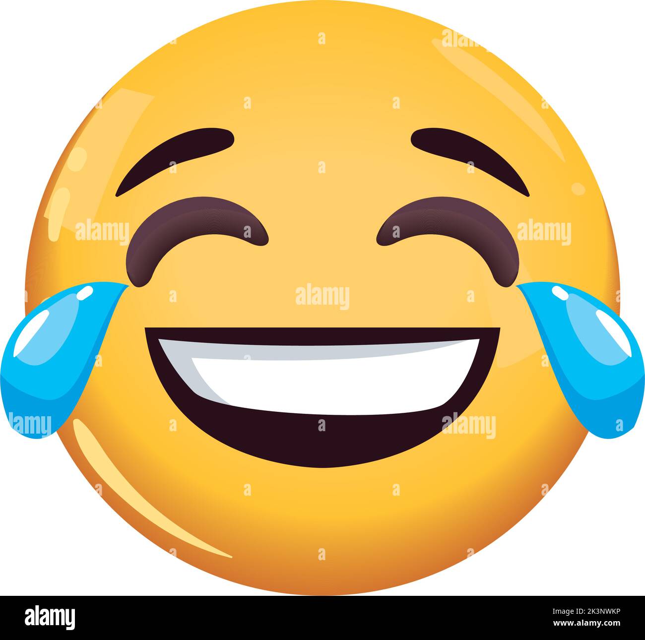 flat smiling emoji Stock Vector Image & Art - Alamy