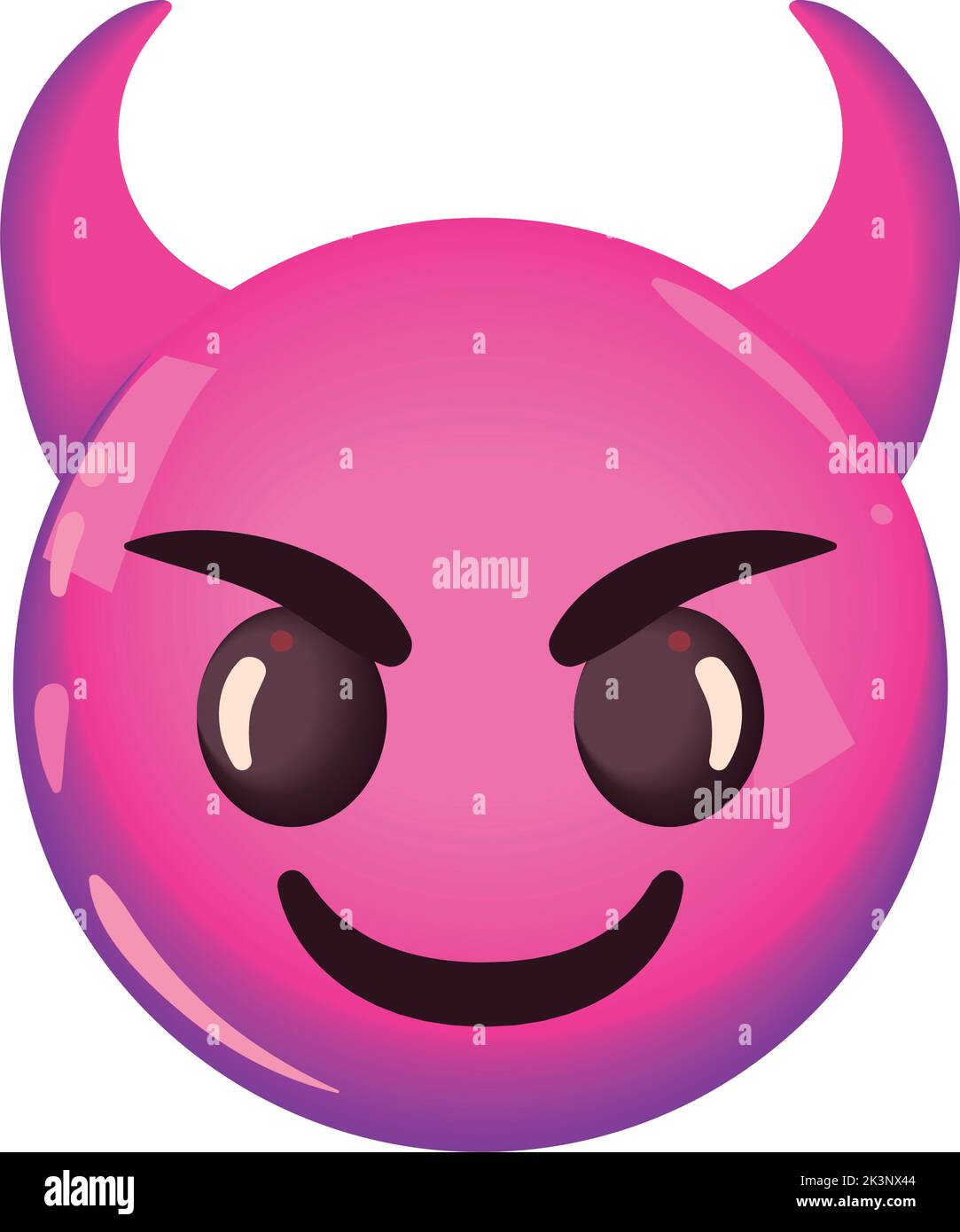 flat devil emoji Stock Vector Image & Art - Alamy