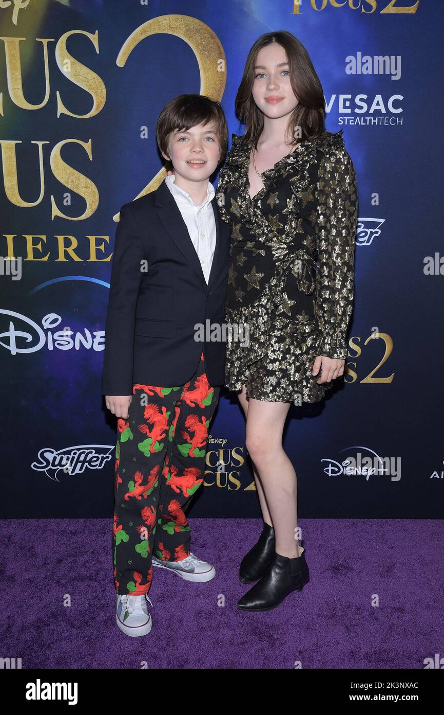 New York, US, 27/09/2022, (L-R) Maxim Swintonn and Alexa Swinton attend ...