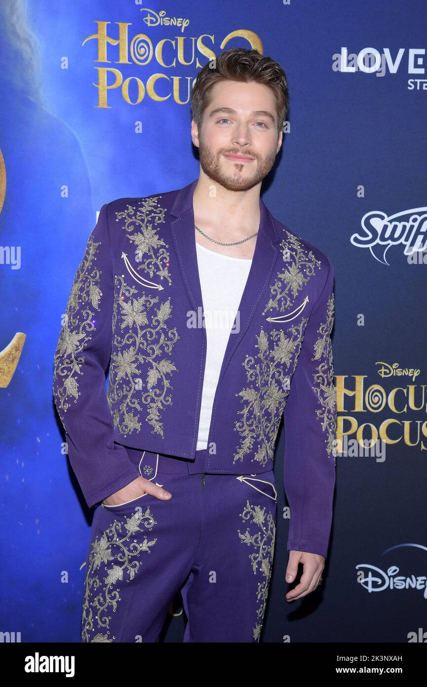 New York, US, 27/09/2022, Froy Gutierrez attends the Hocus Pocus 2 ...