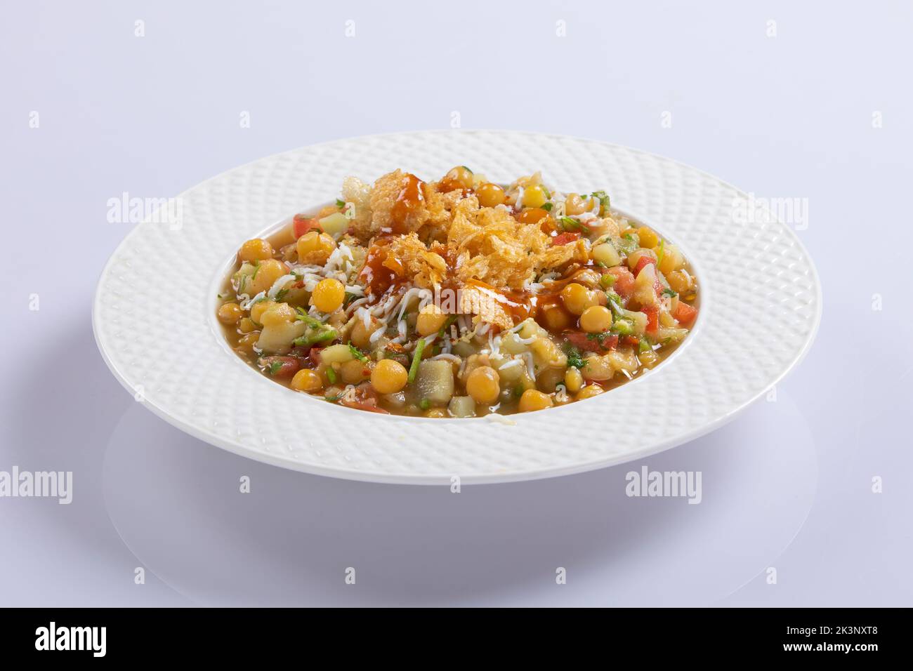 My favourite chotpoti in frame,Spicy Chana chat masala chotpoti in a ...