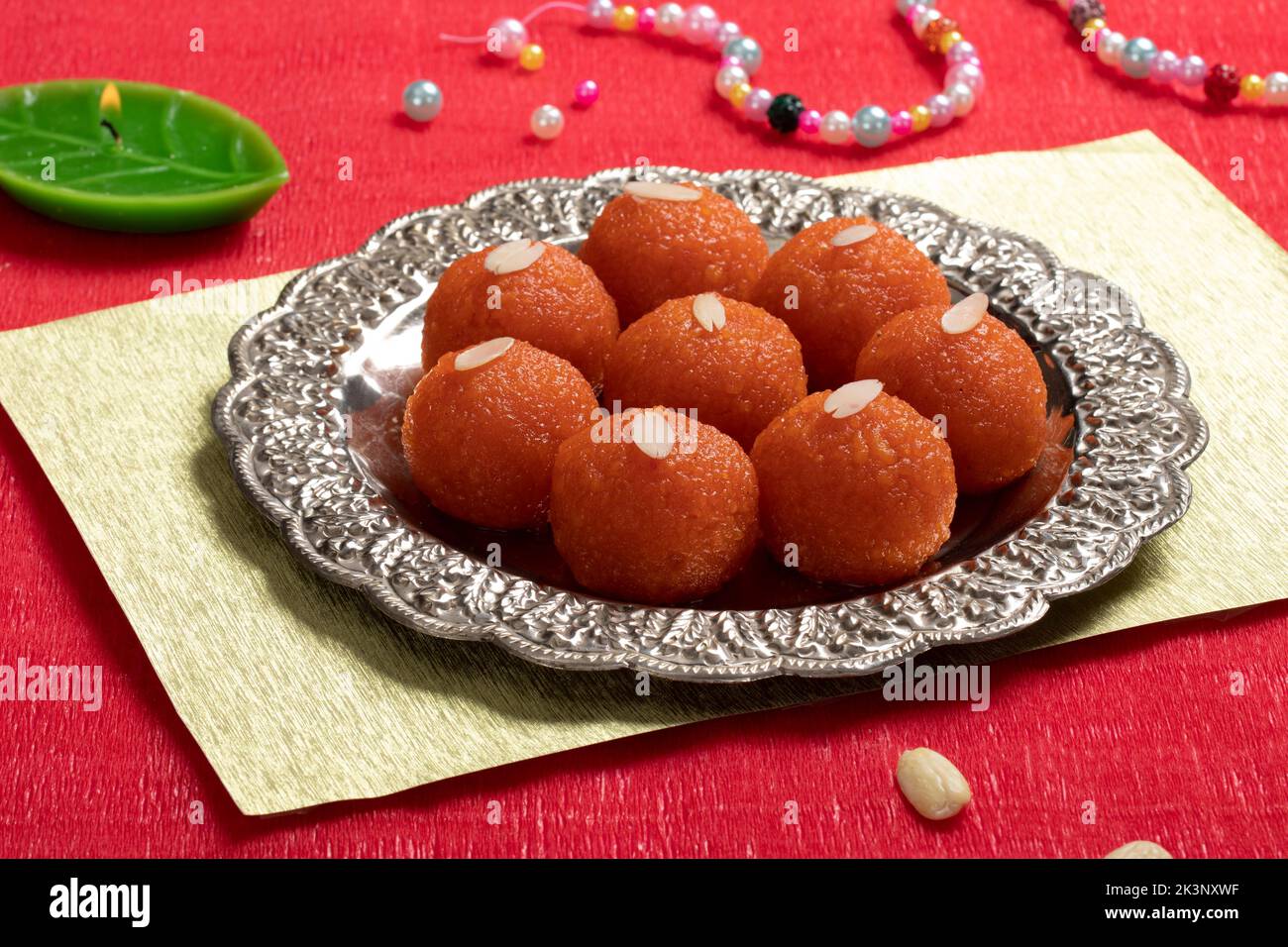 Sweet Treat, Motichur laddu, gulabjamun, bundi laddu, isolated on white ...