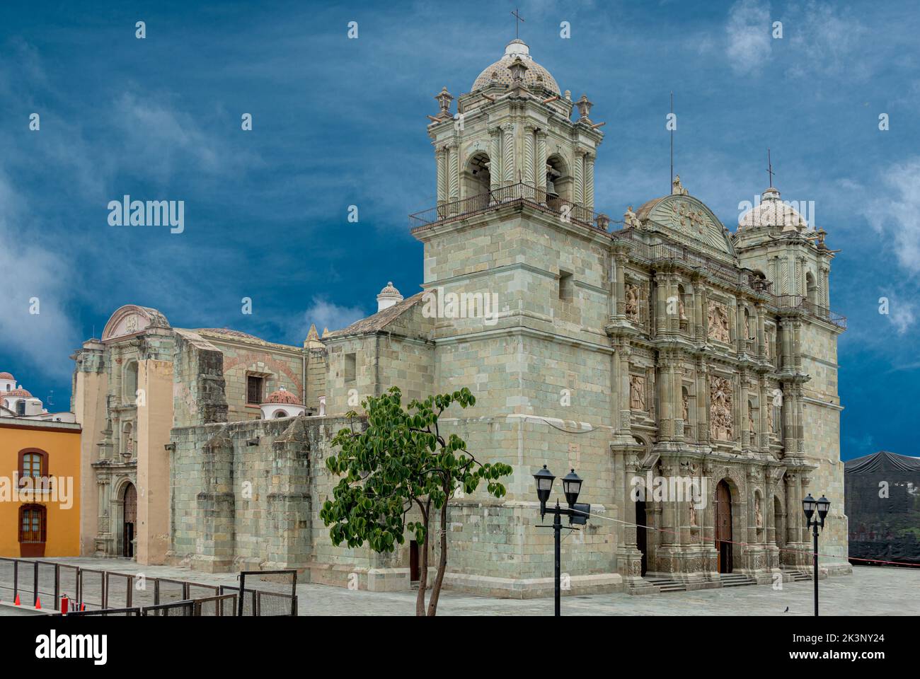 Ancient Cathedral of Oaxaca, Mexico Stock Photo - Alamy