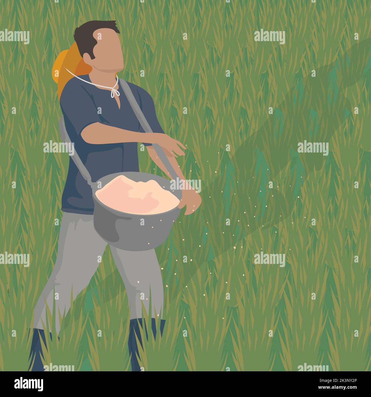 working farmer card Stock Vector Image & Art - Alamy