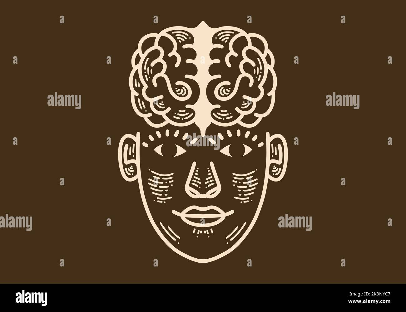 Intellect vintage Stock Vector Images - Alamy