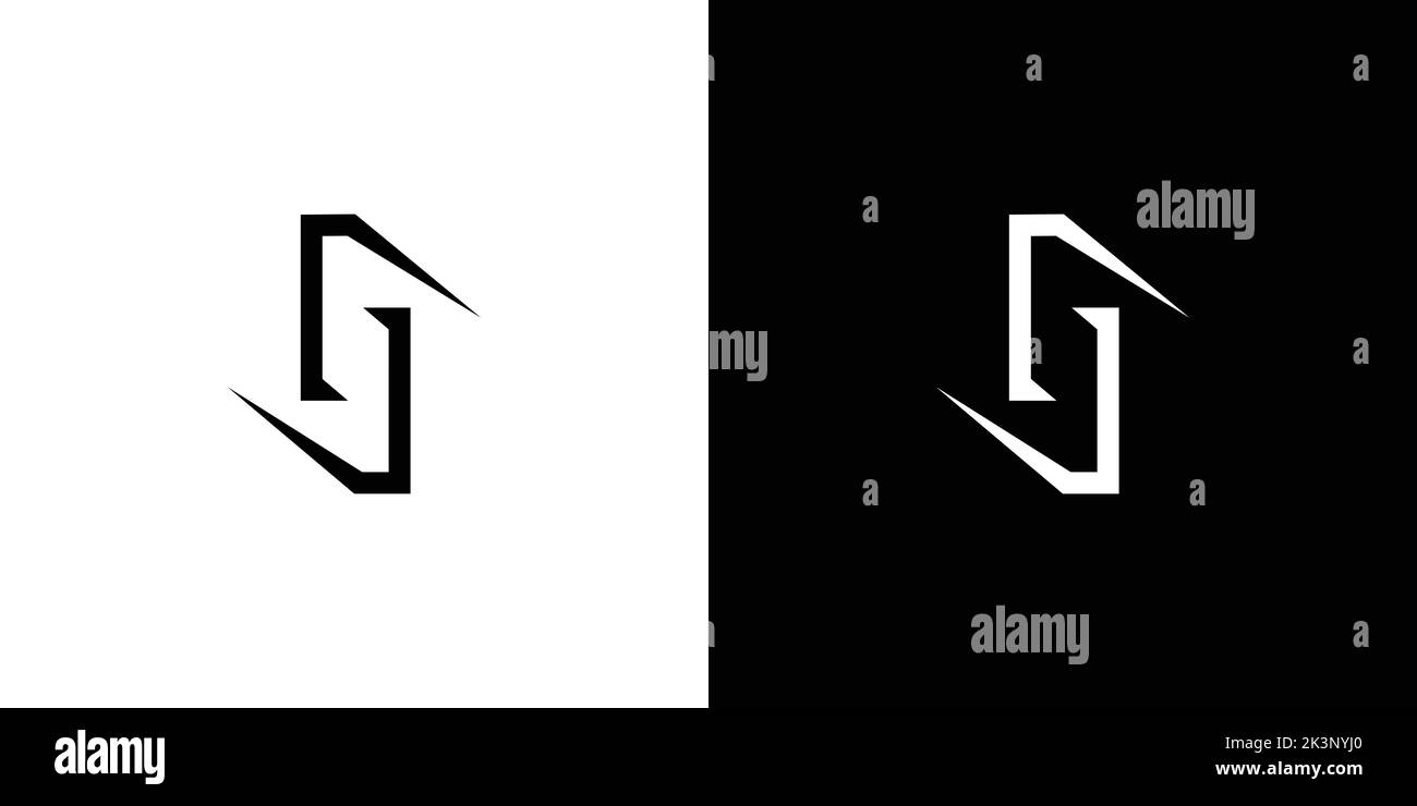 A vector illustration of Unique and modern S initials logo design Stock ...