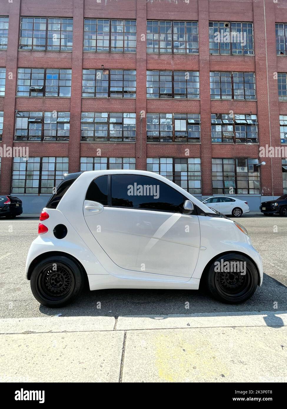 White Car White Background