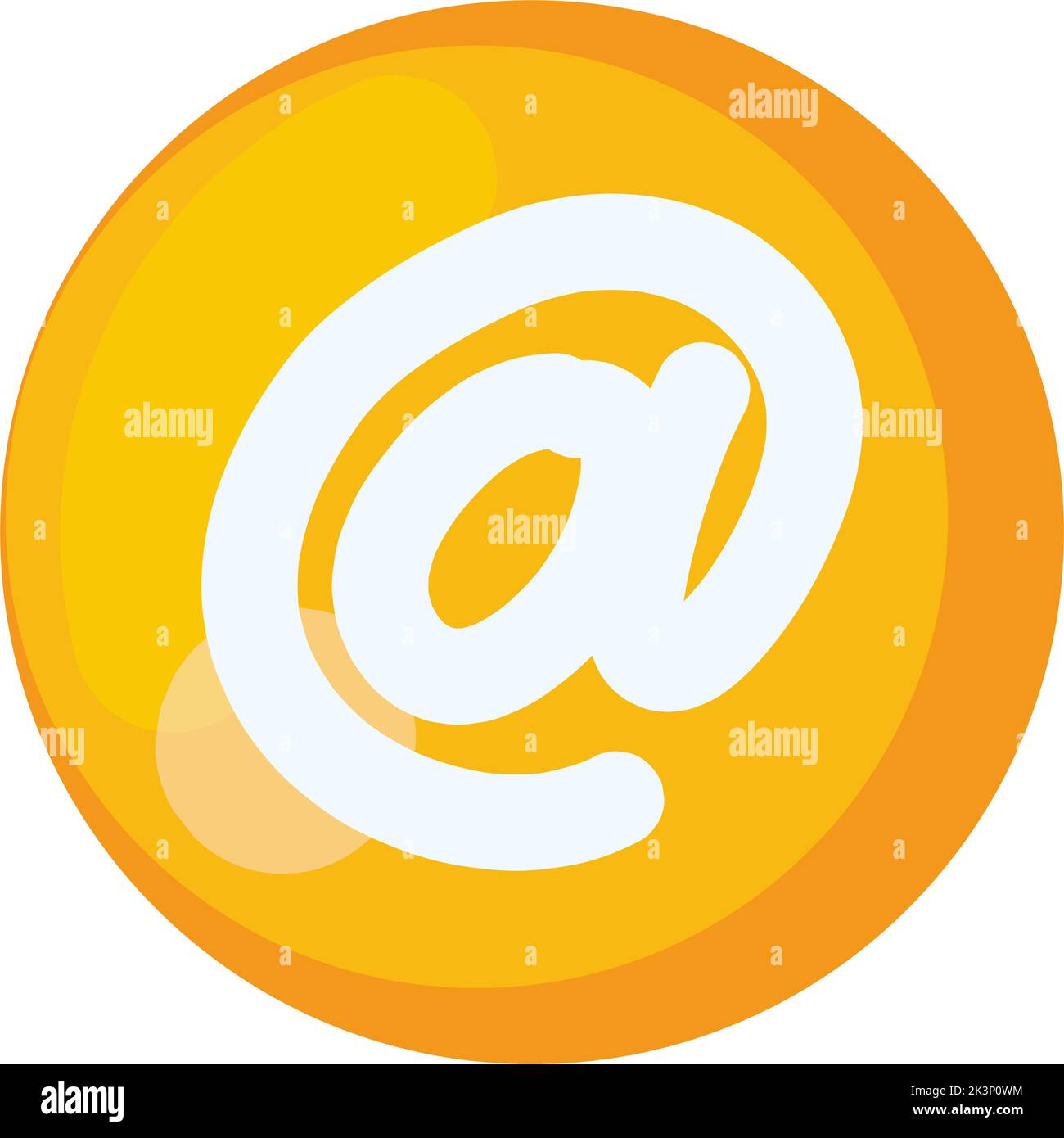 Arroba social media icon hi-res stock photography and images - Alamy