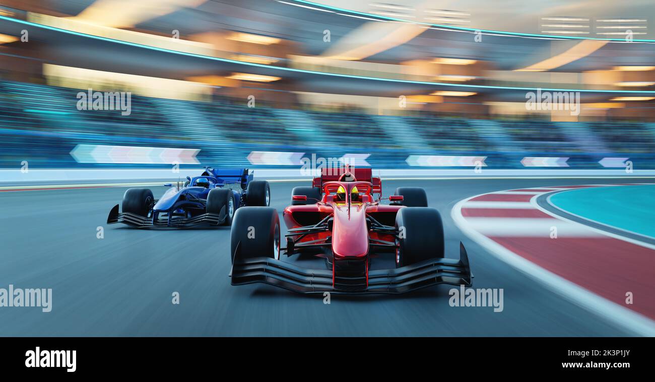 Sport racing car fast driving to achieve the champion dream , motion ...