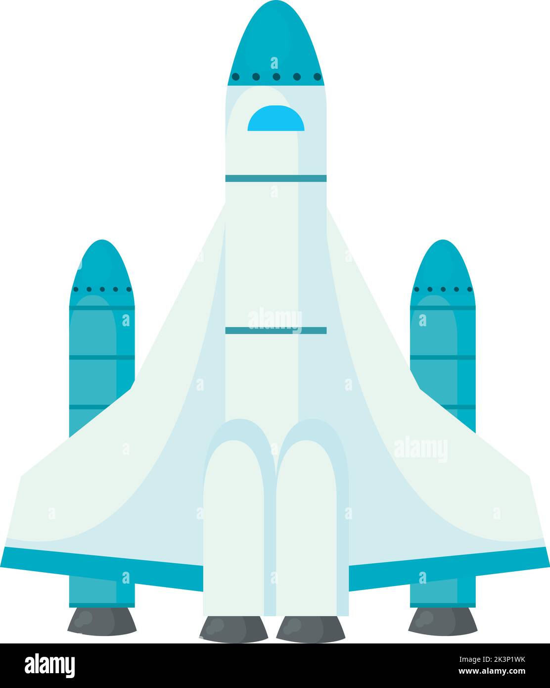 blue rocket illustration Stock Vector Image & Art - Alamy