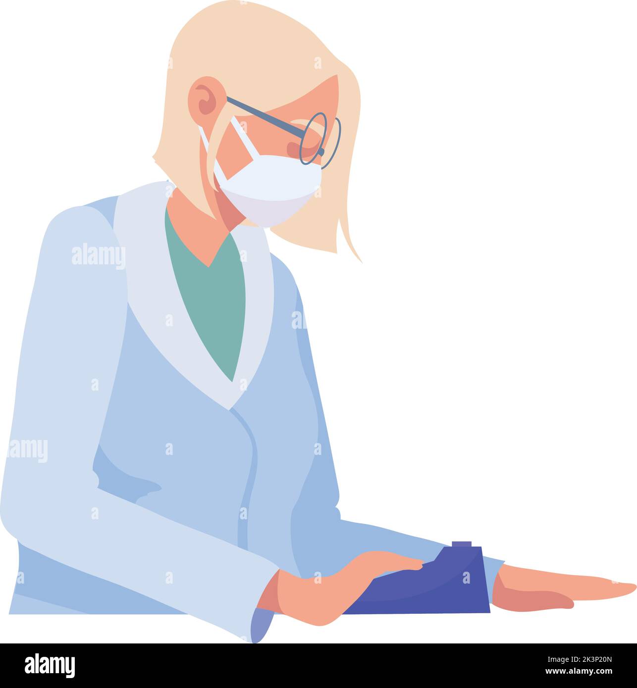 female doctor illustration Stock Vector Image & Art - Alamy