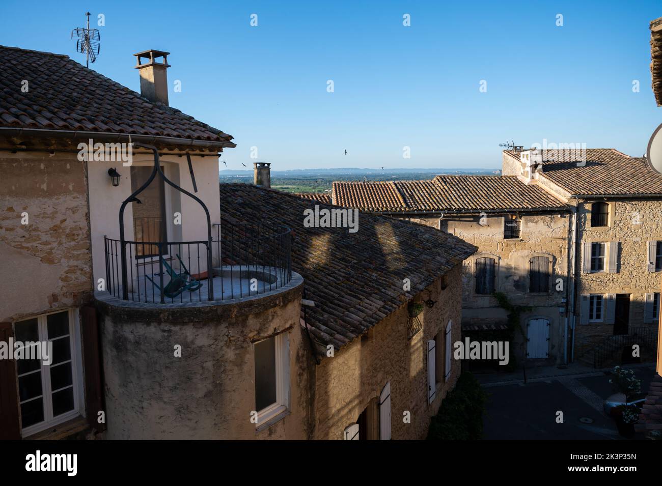 VIew on medieval buildings in sunny day, vacation destination, famous ...