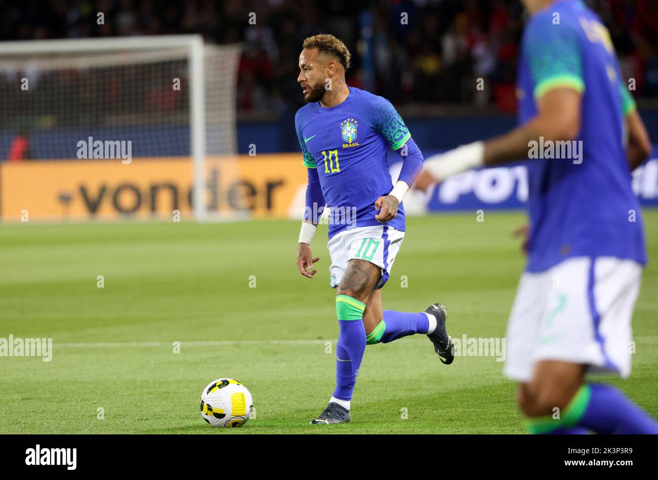 Paris, France - September 27, 2022, Neymar Jr of Brazil during the ...