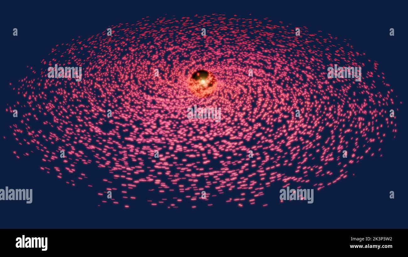 Imploding Spheres Falling To Center Of Screen Exploding Spheres Moving